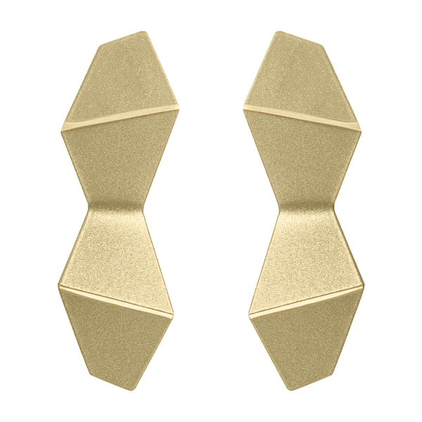 Double Folded Sparkling Gold - Lisa Kroeber Jewellery – Ehestu